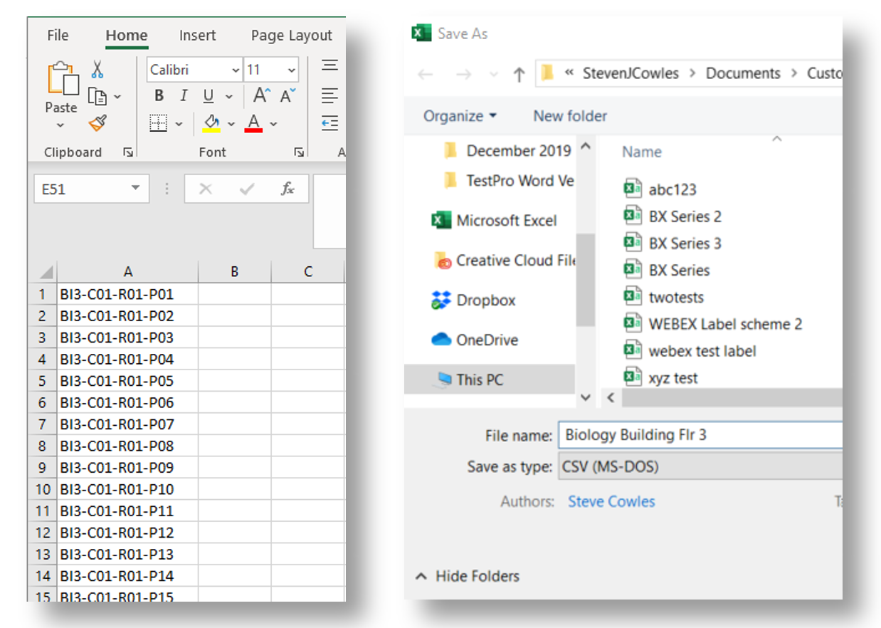How do I import custom labels into my TestPro or NSA and use the same ...
